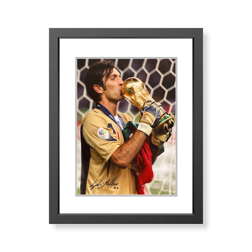 Gianluigi Buffon Signed Italy Photo: 2006 World Cup Final