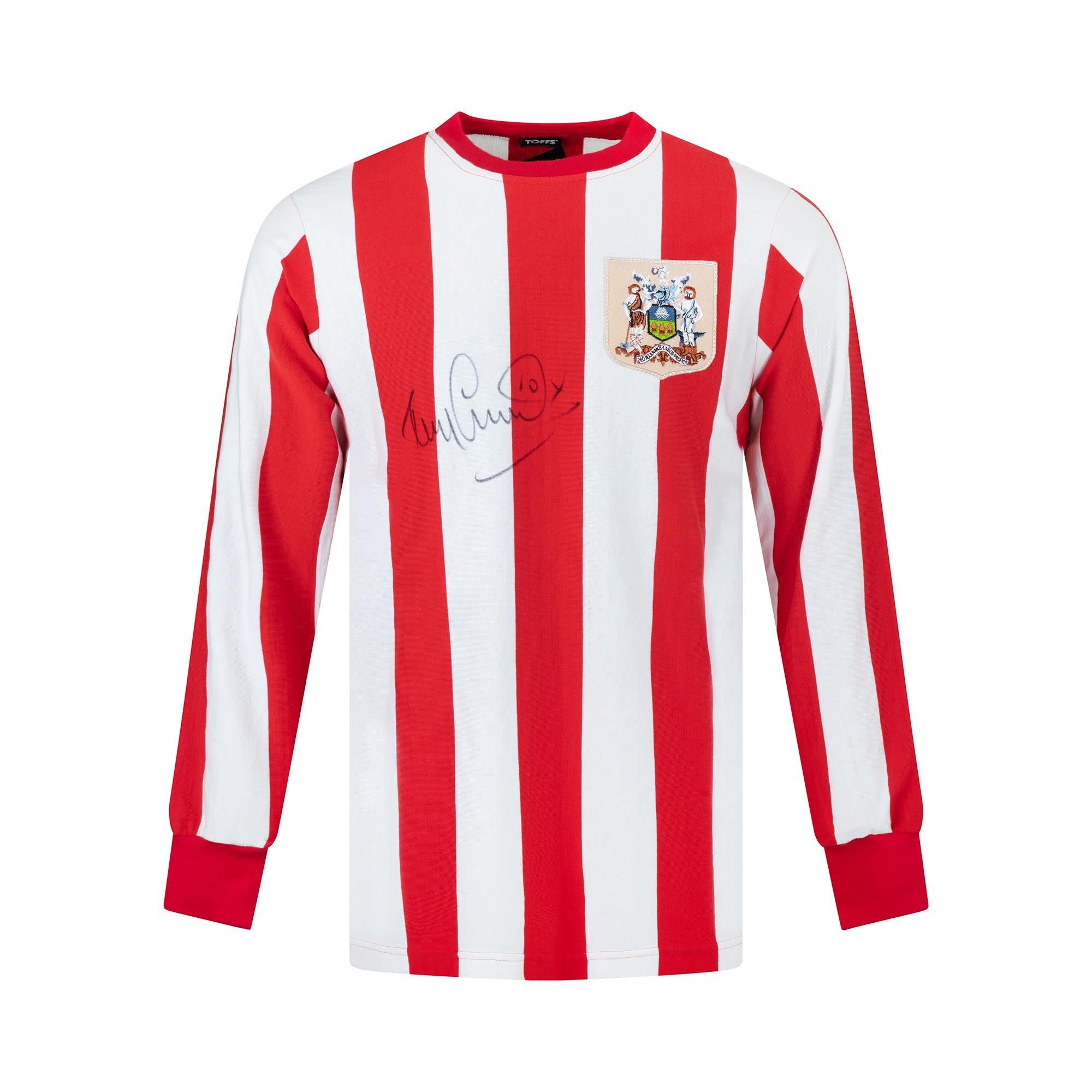 Tony Currie Signed Sheffield United 1970s Home Shirt